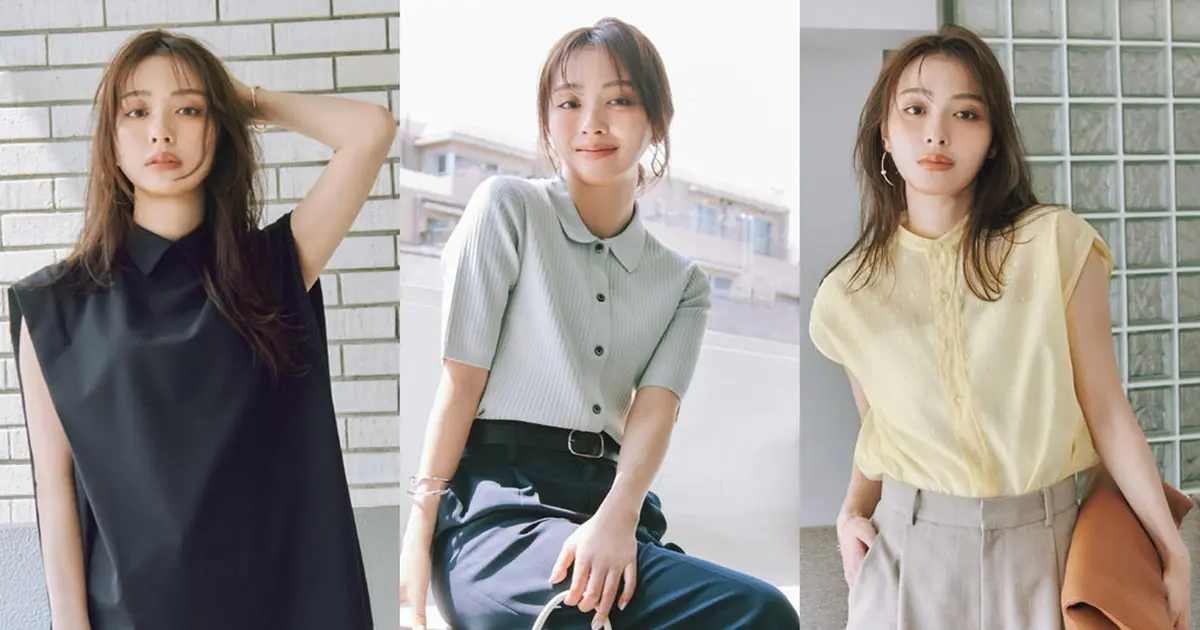 【涼きちんとトップス大賞〈まとめ〉】UVカット、接触冷感、洗濯機OKほか高機能なブラウス、シャツ、Tシャツが勢ぞろい！｜＠BAILA